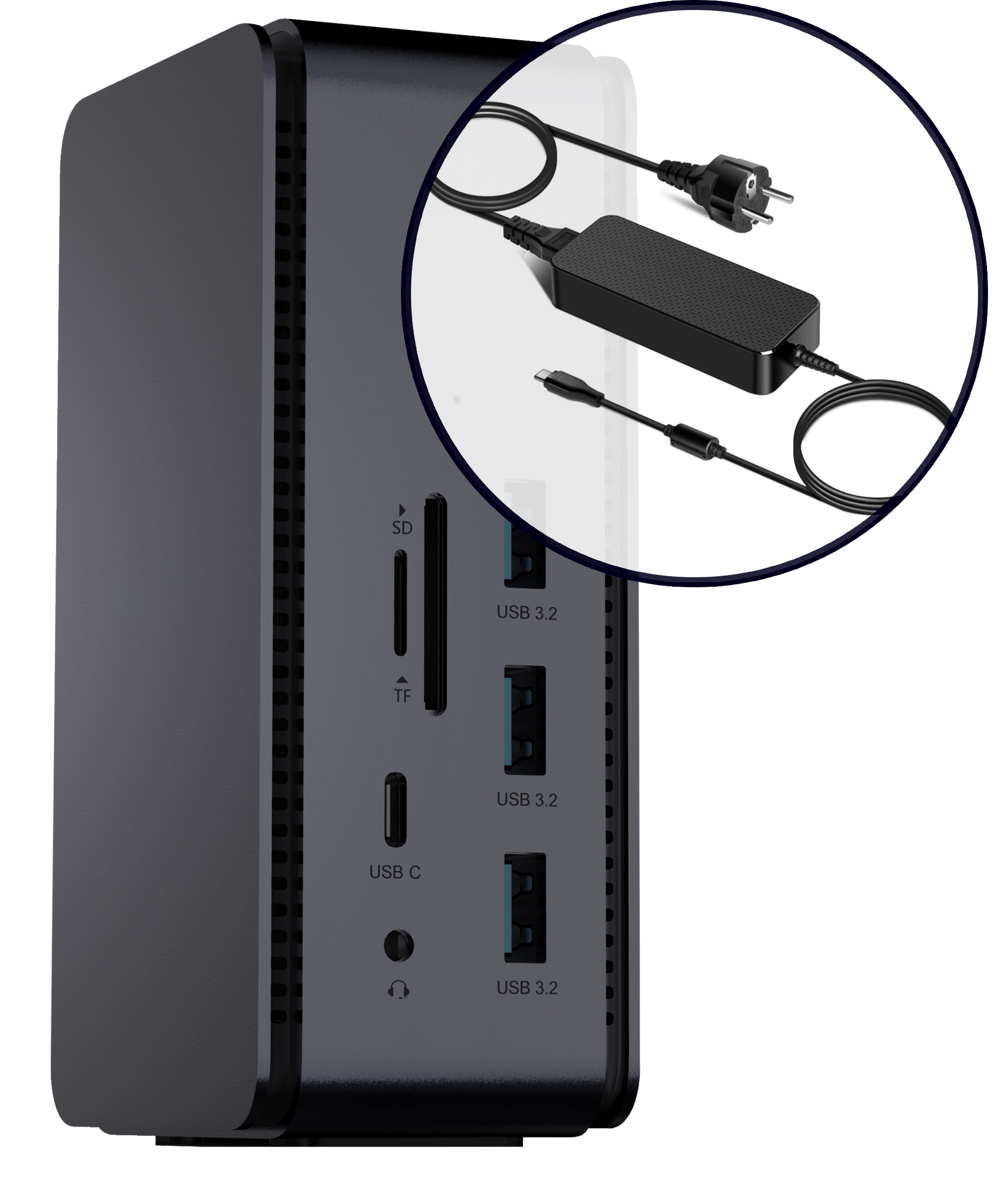 USB4 Dual 8K Docking Station + 100W USB-C (bundle)